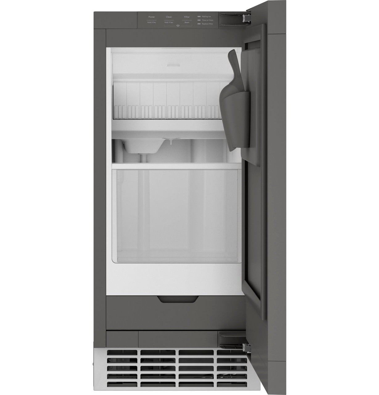 GE UCC15NPRII Ice Maker 15 inch - Clear Ice - Custom Panel Ready ...