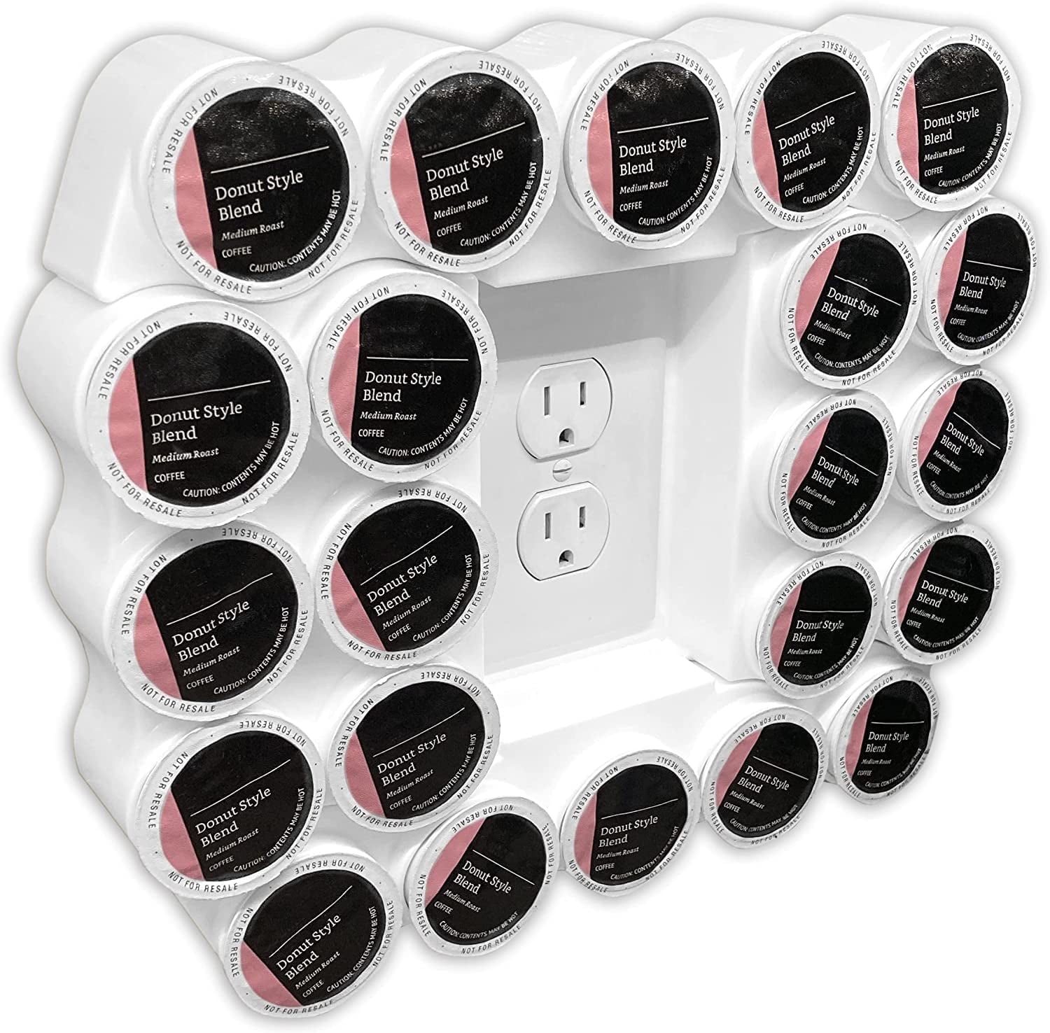 Cafe Wall Caddy Outlet for K Cups - Holds Up to 22 Pods by Storage ...