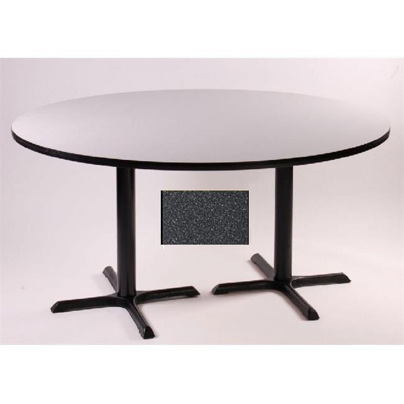 Cafe and Breakroom Tables - Round Table - Black Granite - Walmart.com