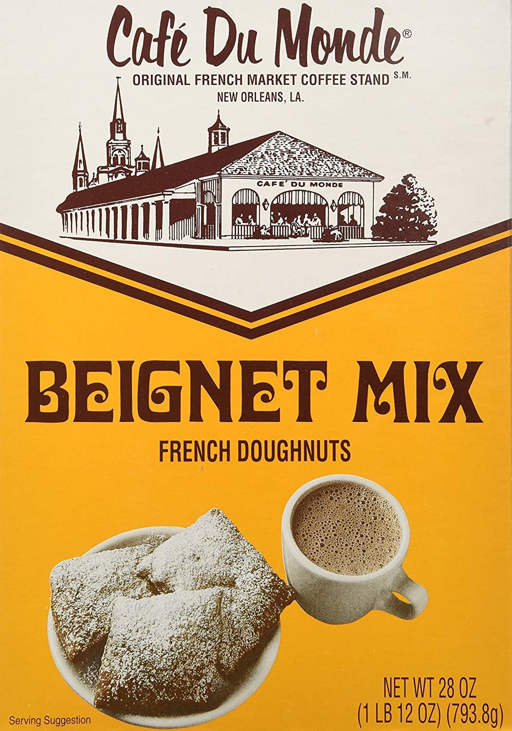 Cafe Du Monde Beignet Mix, 28 oz, Pack of 2 - Walmart.com