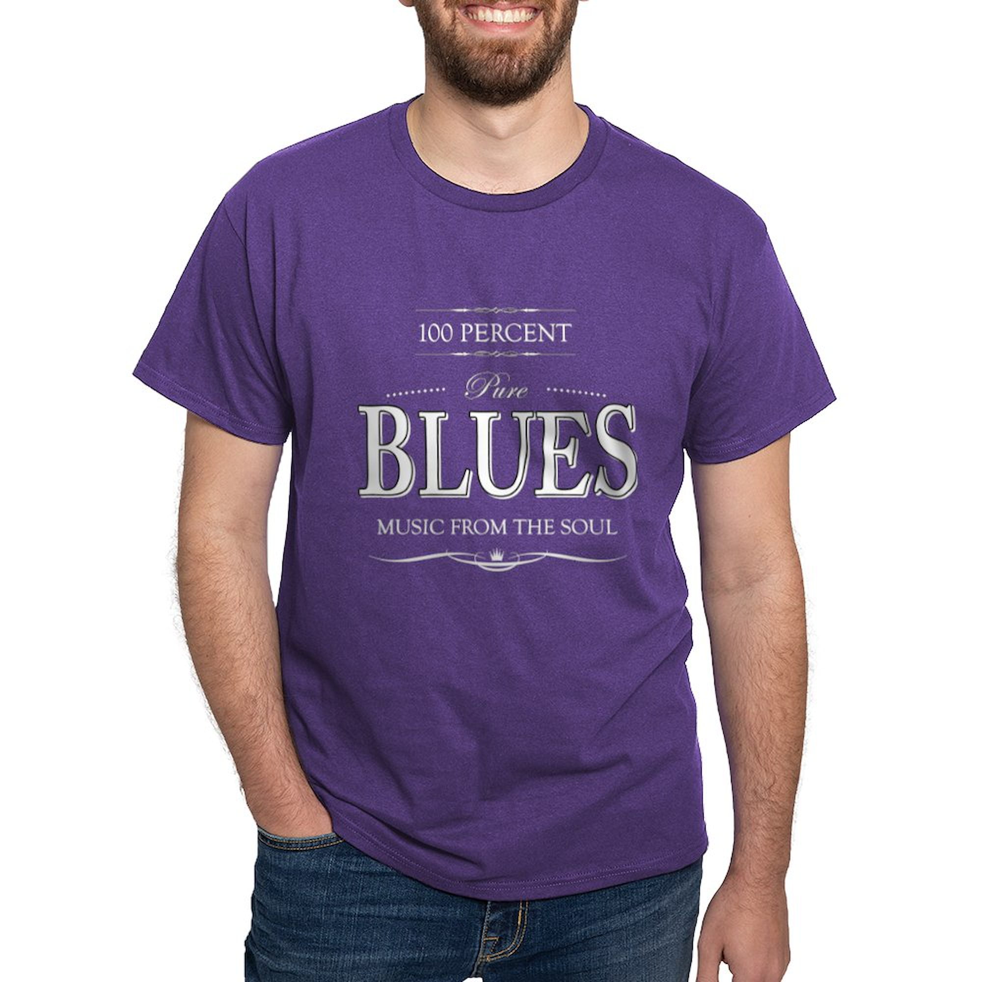 CafePress - 100 Percent Blues Music T Shirt - Men's Classic Graphic ...