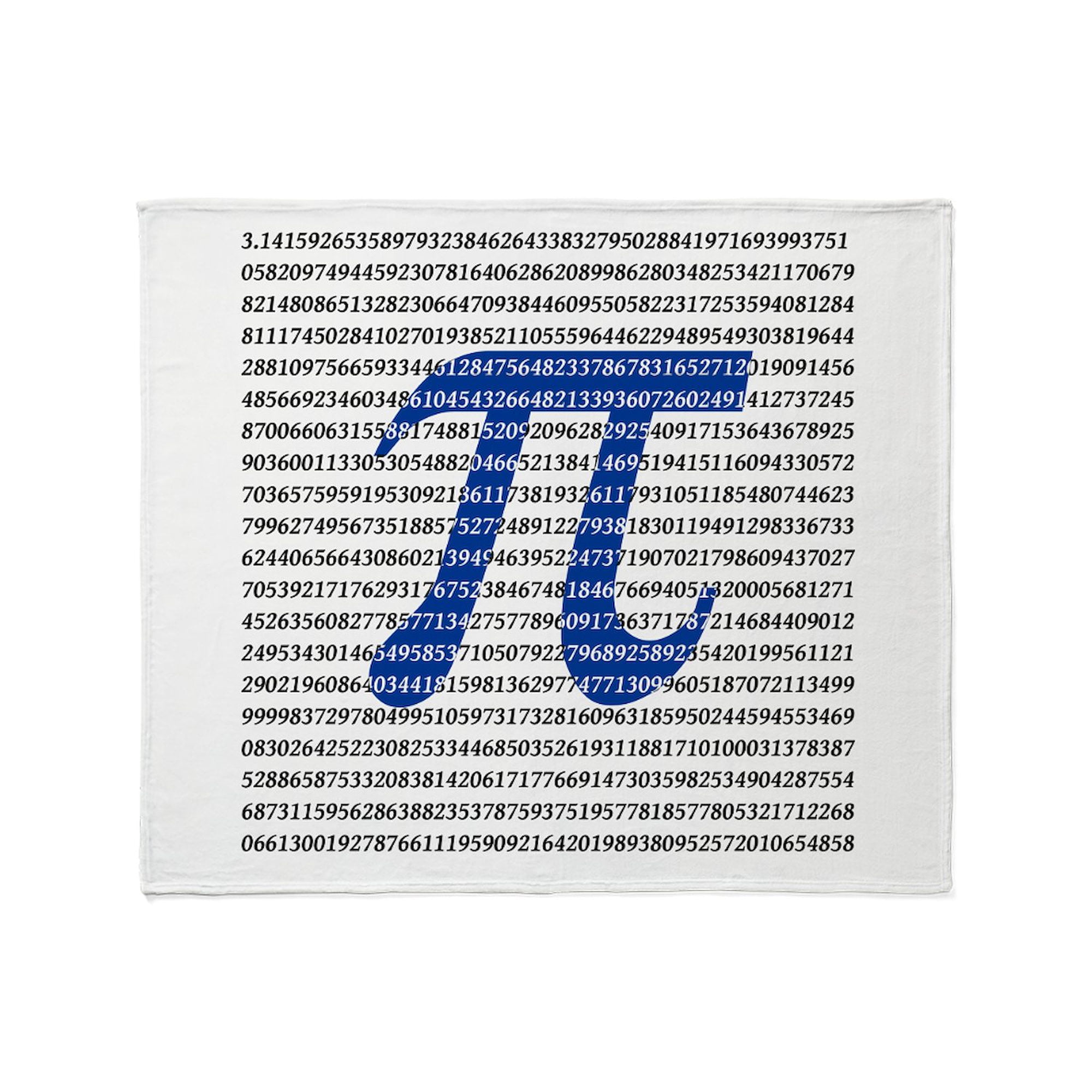 CafePress - 1000 Digits Of Pi Throw Blanket - Soft Fleece Throw Blanket ...