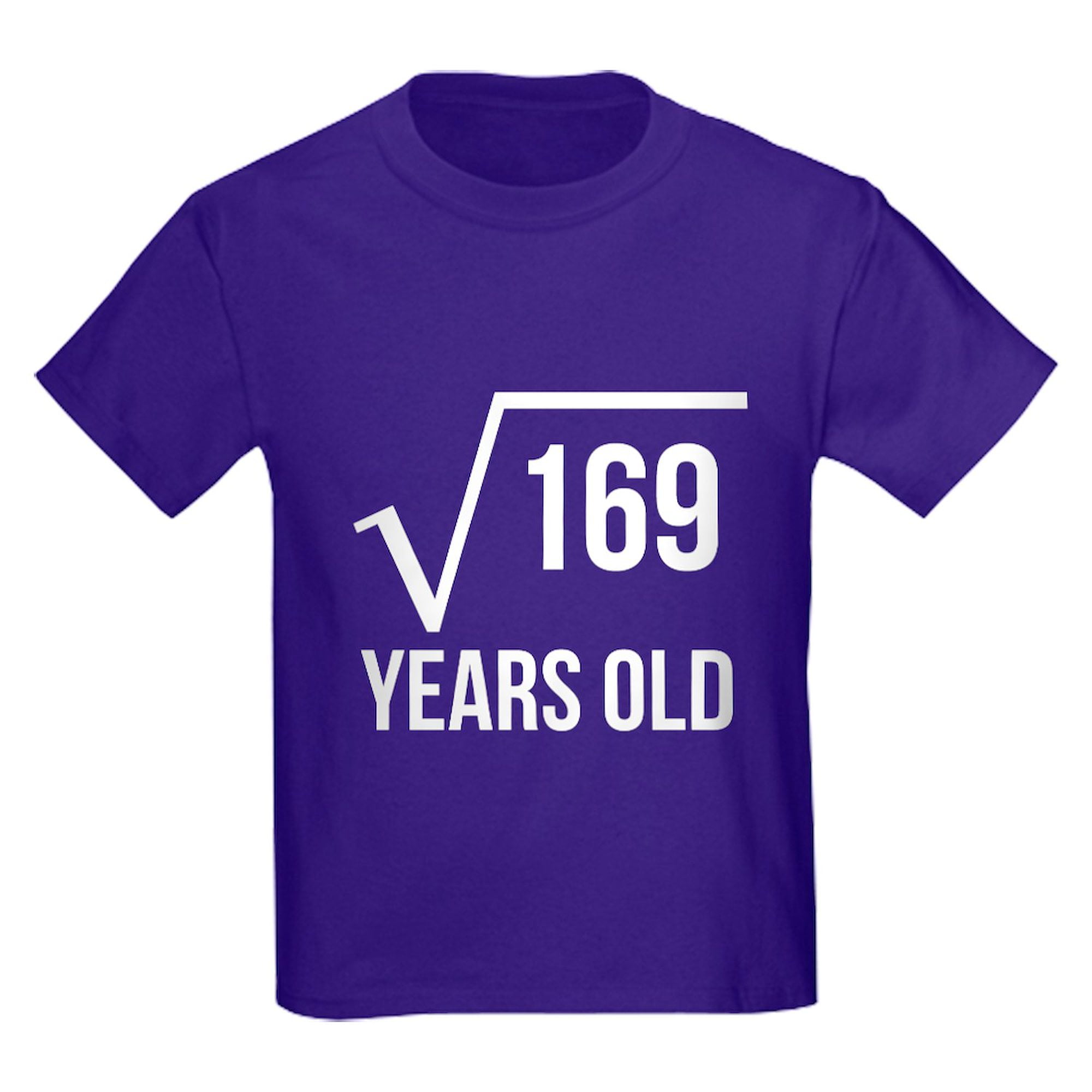 CafePress - 13 Years Old Square Root T Shirt - Dark T-Shirt Kids XS-XL ...