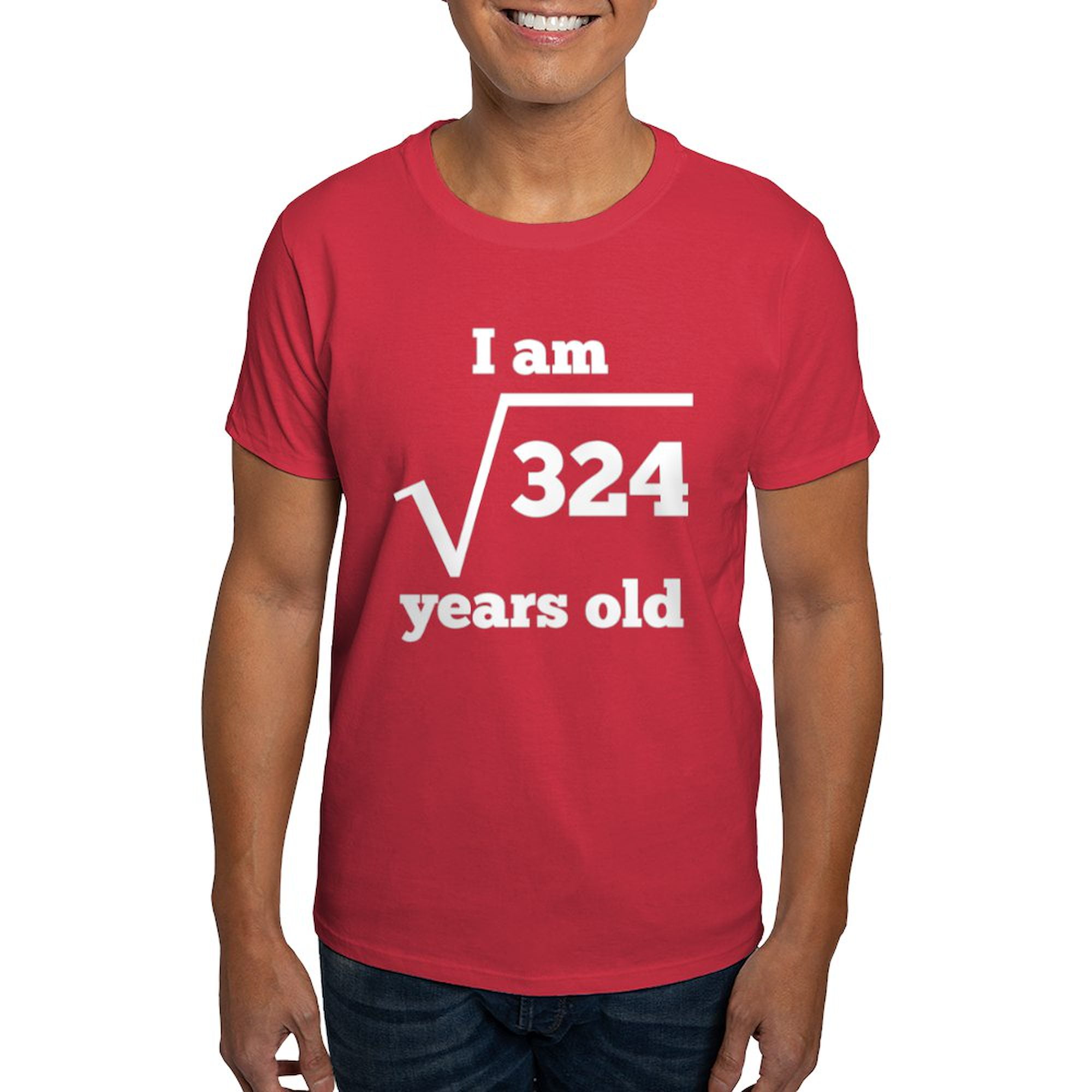 CafePress - 18Th Birthday Square Root T Shirt - Men's Classic Graphic ...