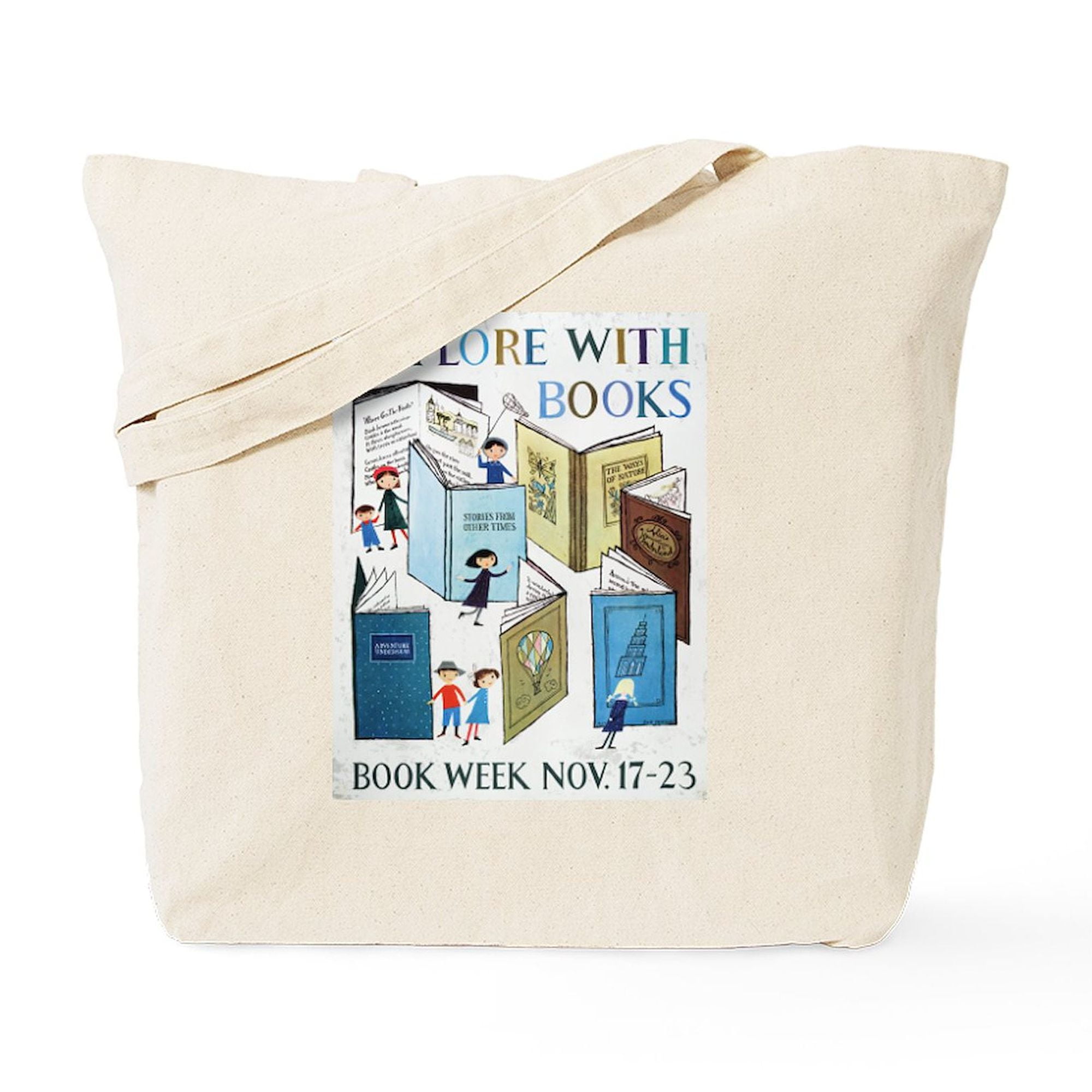 CafePress - 1957 Children's Book Week Tote Bag - Unisex Canvas Tote Bag ...