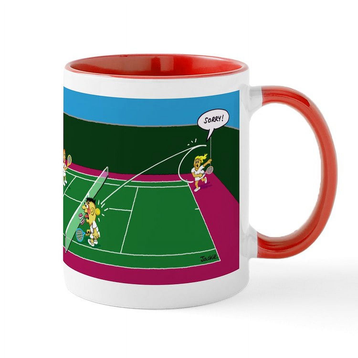 CafePress - Pickleball Pickle Mug - 11 oz Ceramic Mug - Novelty Coffee ...
