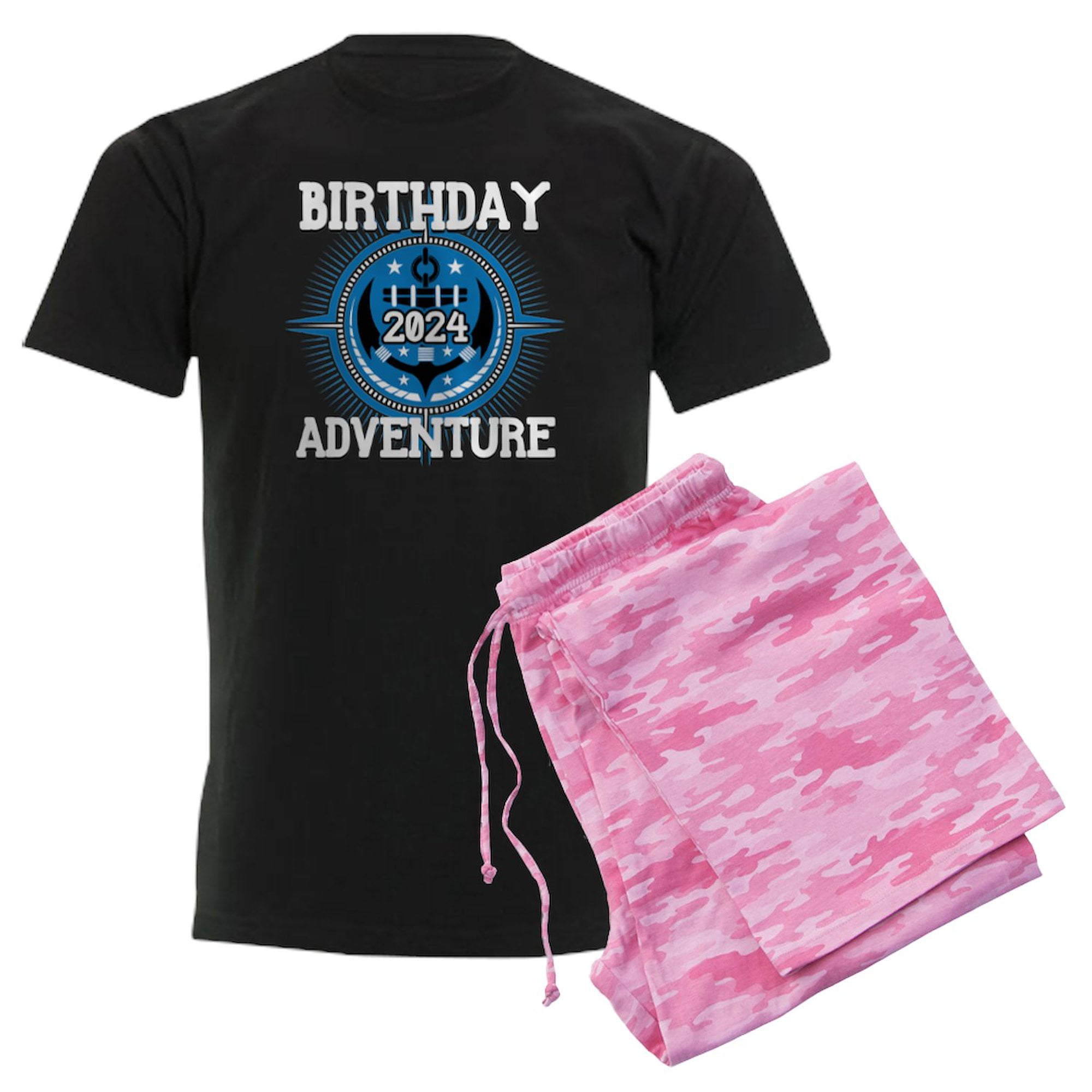 CafePress - 2024 Birthday Cruise Adventure Pajamas - Men's Dark Loose ...