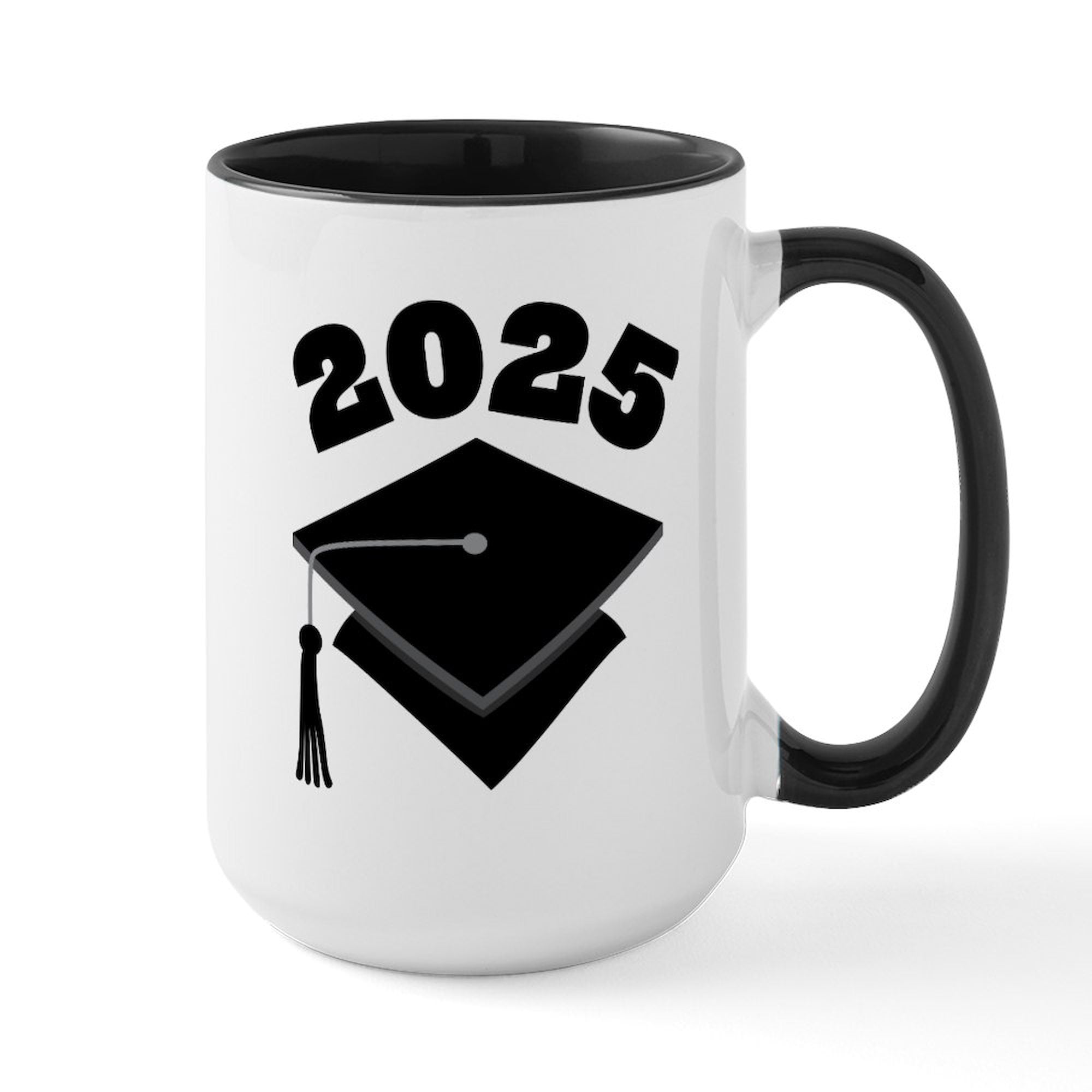 CafePress - 2025 School Class Graduation Mugs - 15 oz Ceramic Large ...