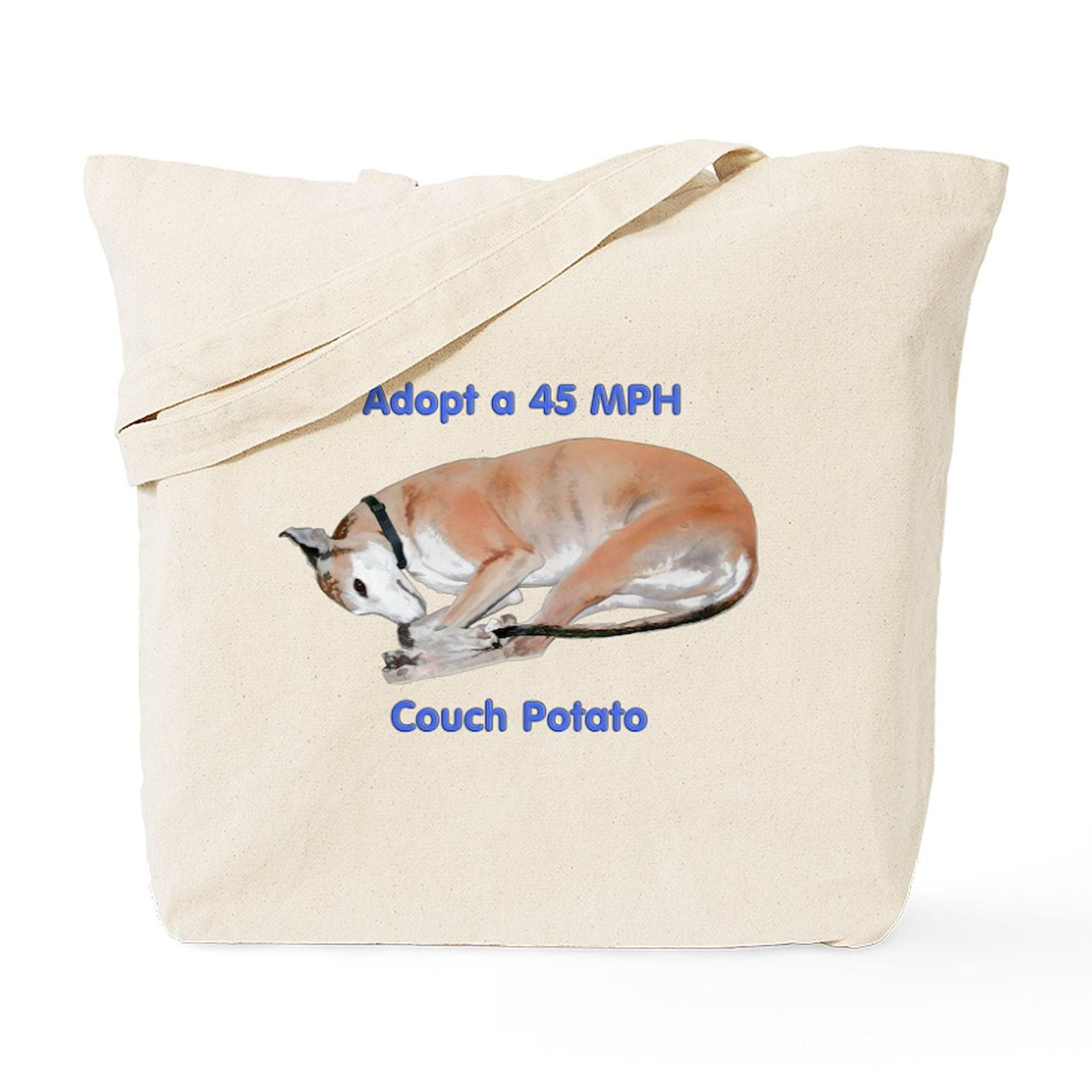 CafePress - 45 MPH Couch Potato Tote Bag - Unisex Canvas Tote Bag ...