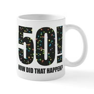 CafePress - 50Th Birthday Oldometer Mug - 11 oz Ceramic Mug - Novelty ...