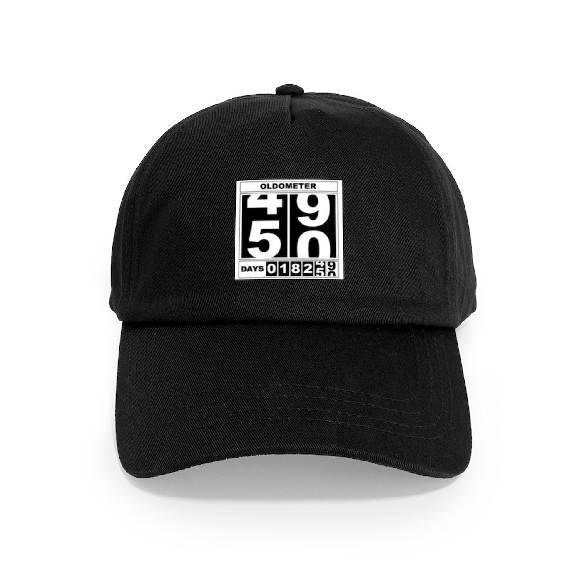 CafePress - 50Th Birthday Oldometer Cap - Adjustable 100% Brushed ...