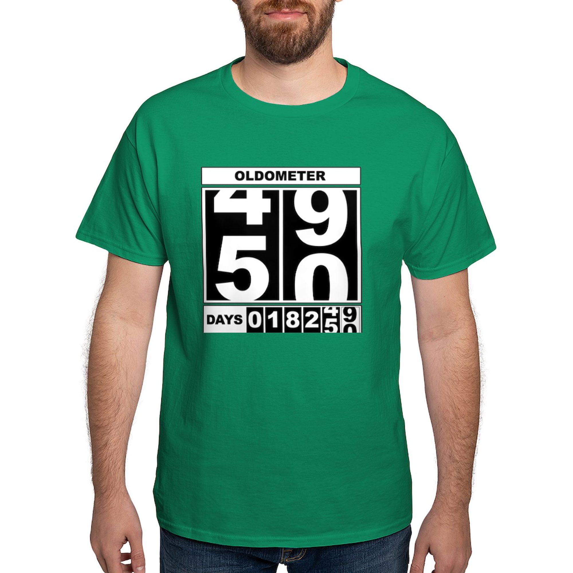 CafePress - 50Th Birthday Oldometer Dark T Shirt - Men's Classic ...