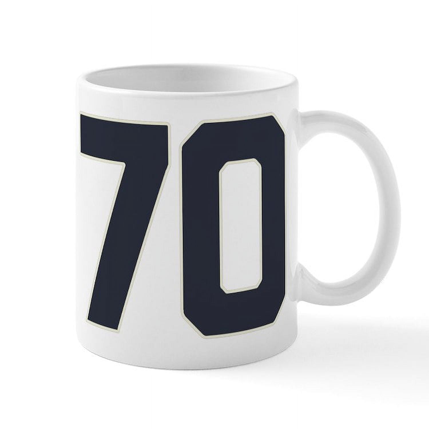 CafePress - 70 70Th Birthday 70 Years Old Mug - 11 oz Ceramic Mug ...