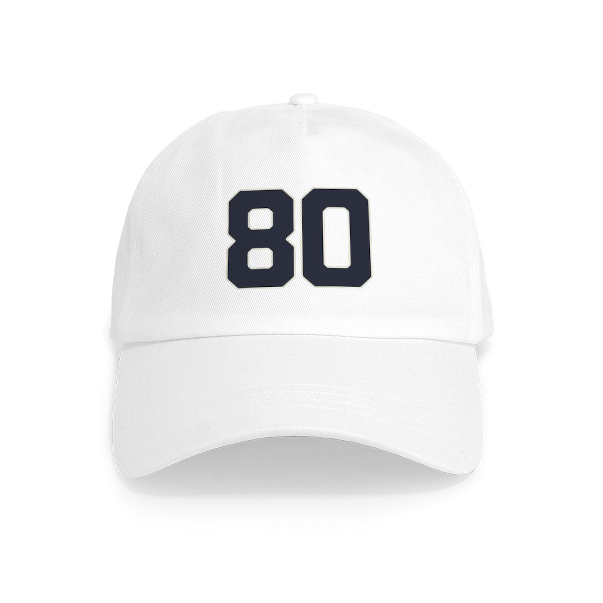 CafePress - 80 80Th Birthday 80 Years Old Cap - Adjustable 100% Brushed ...