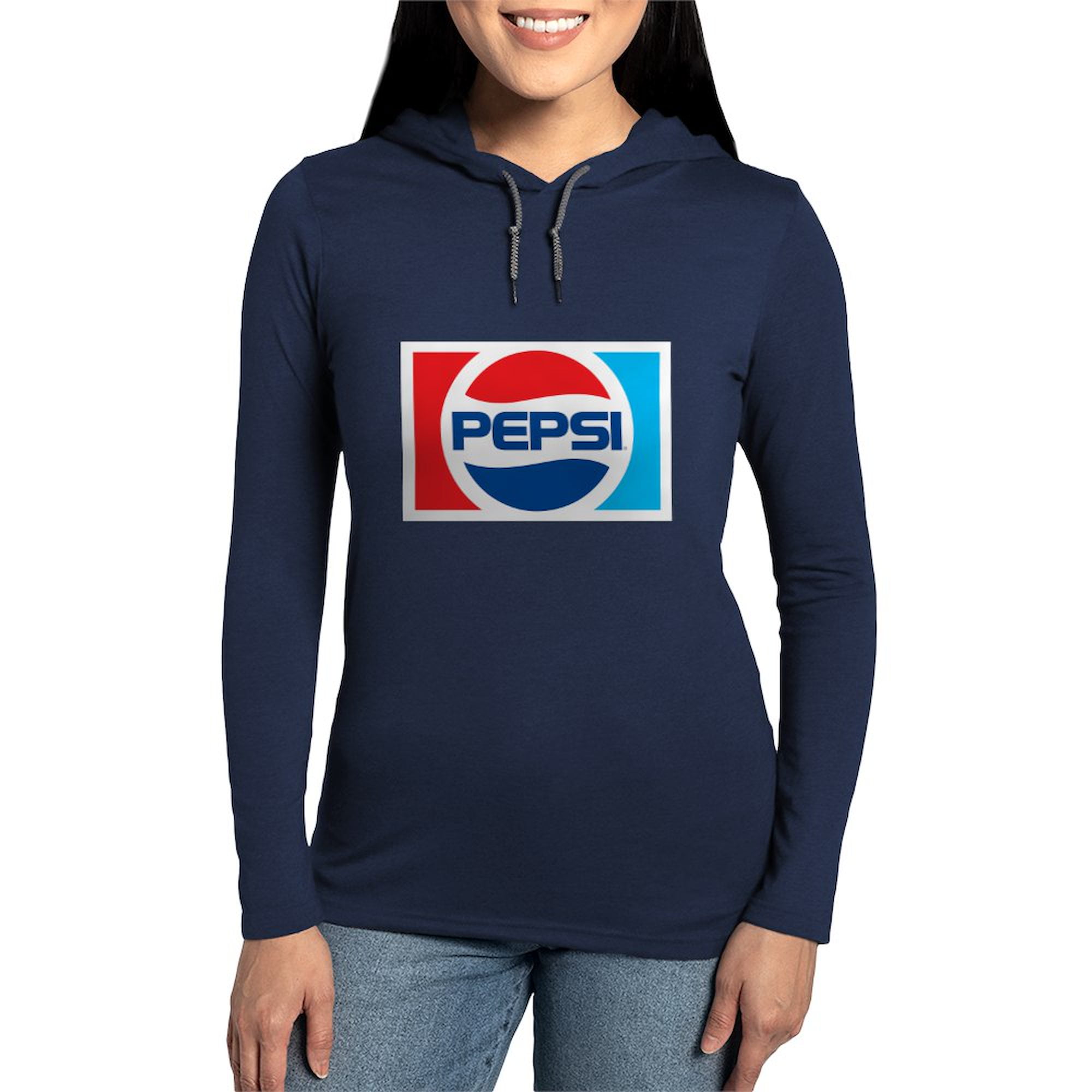 CafePress - 90S Pepsi Logo - Womens Hooded Shirt - Walmart.com