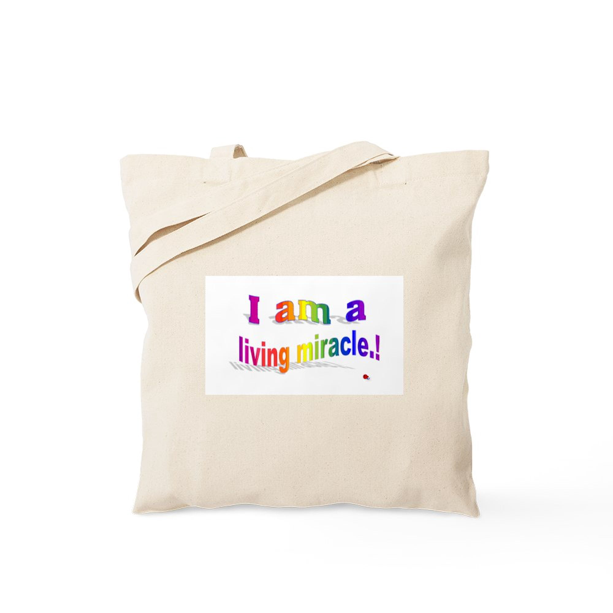 CafePress - A Living Miracle Tote Bag - Unisex Canvas Tote Bag, Beige ...