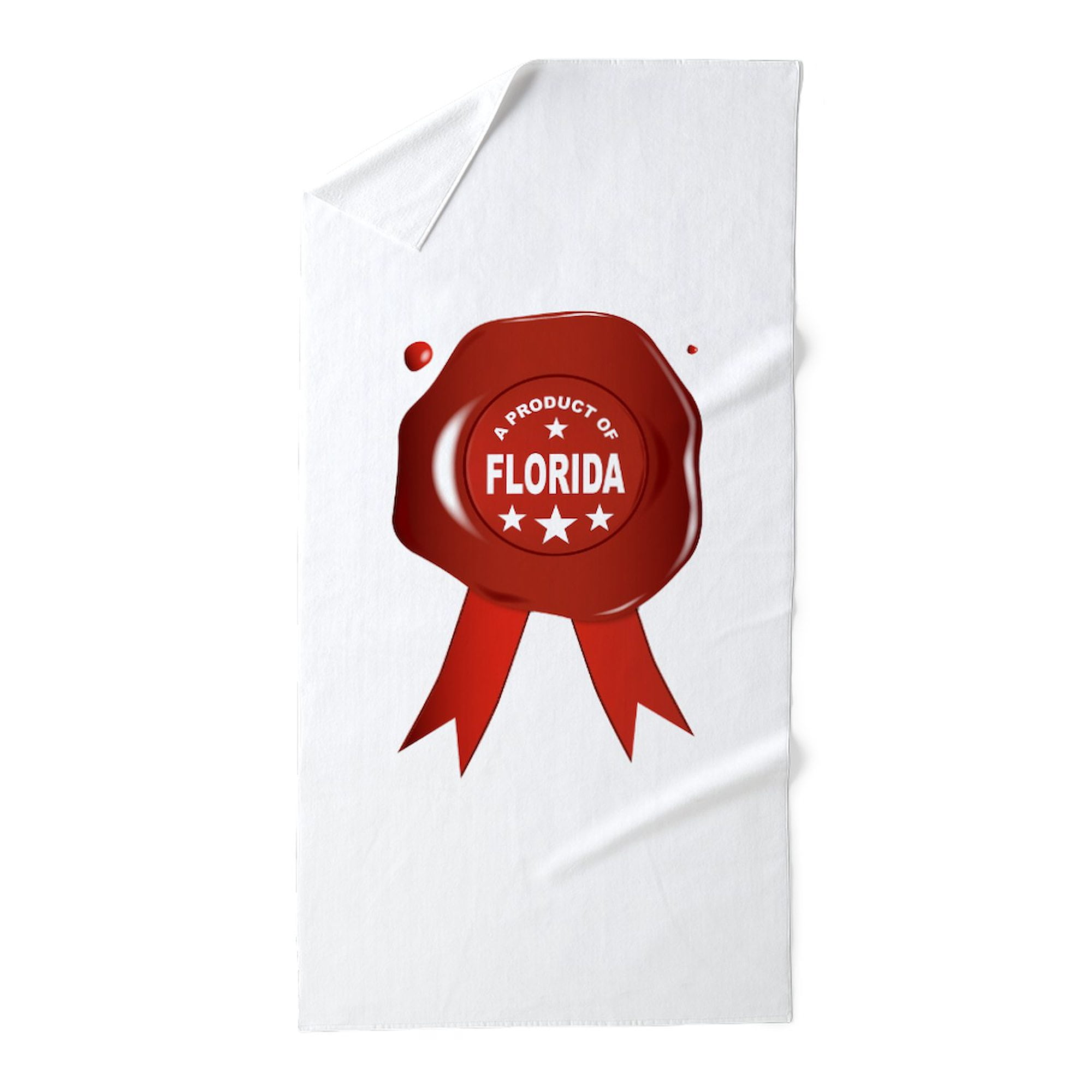 CafePress - A Product Of Florida - Large Beach Towel, Soft 30"x60 ...