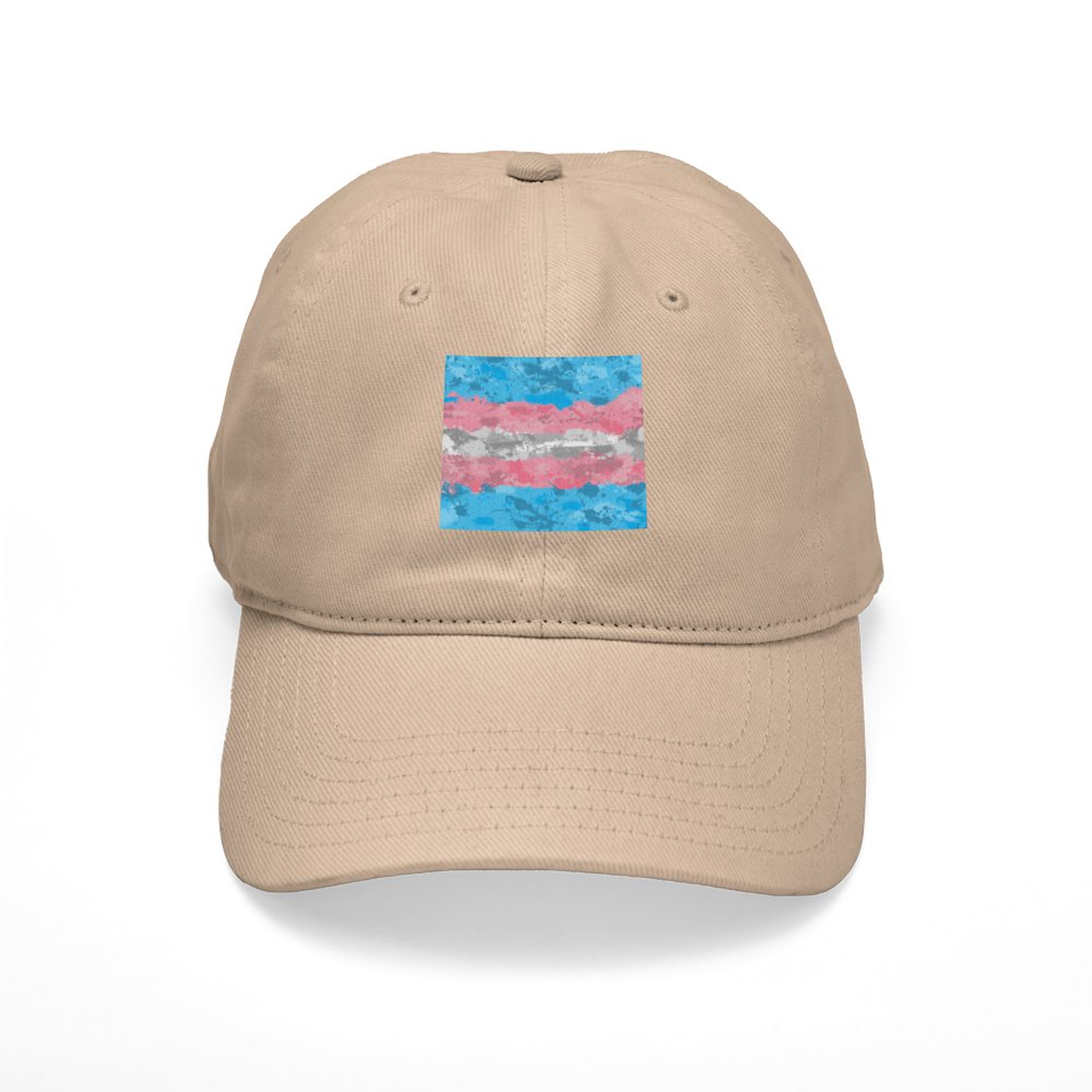 CafePress - Abstract Paint Splatter Transgender Pride Flag - Adjustable ...