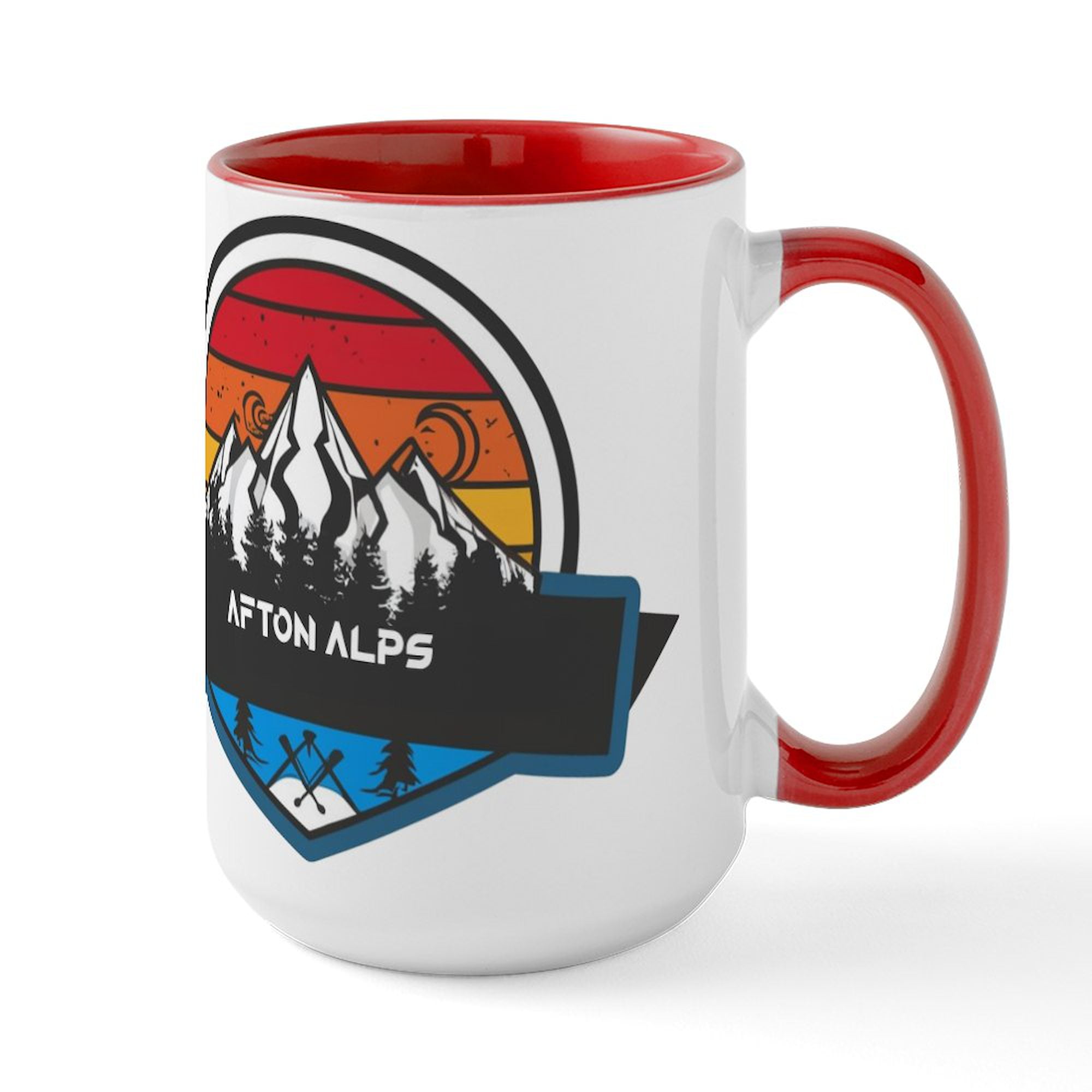 CafePress - Afton Alps Afton Minnesota Mugs - 15 oz Ceramic Large White ...