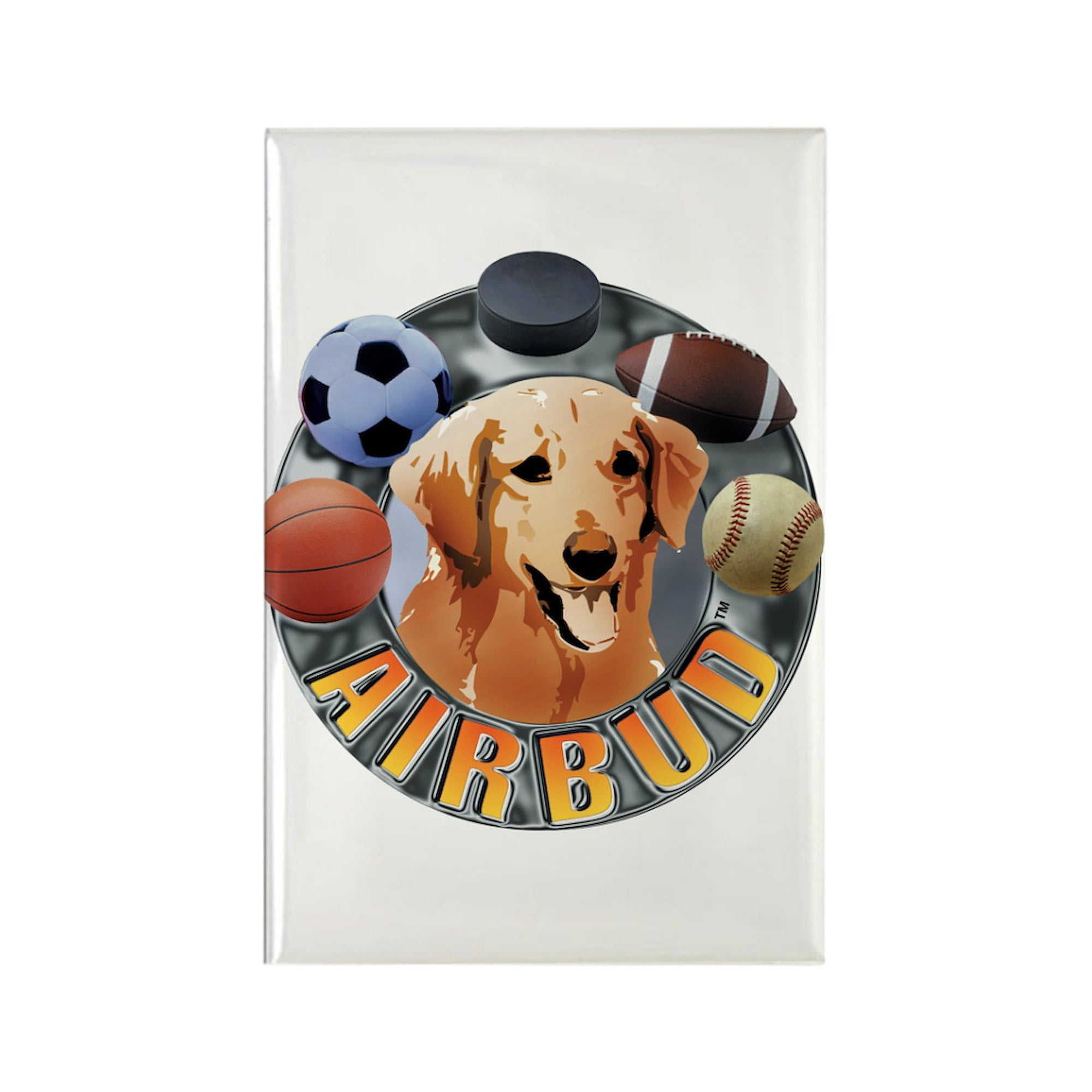 CafePress - Air Bud Logo - Rectangle Magnet, 2"x3" Refrigerator Magnet ...