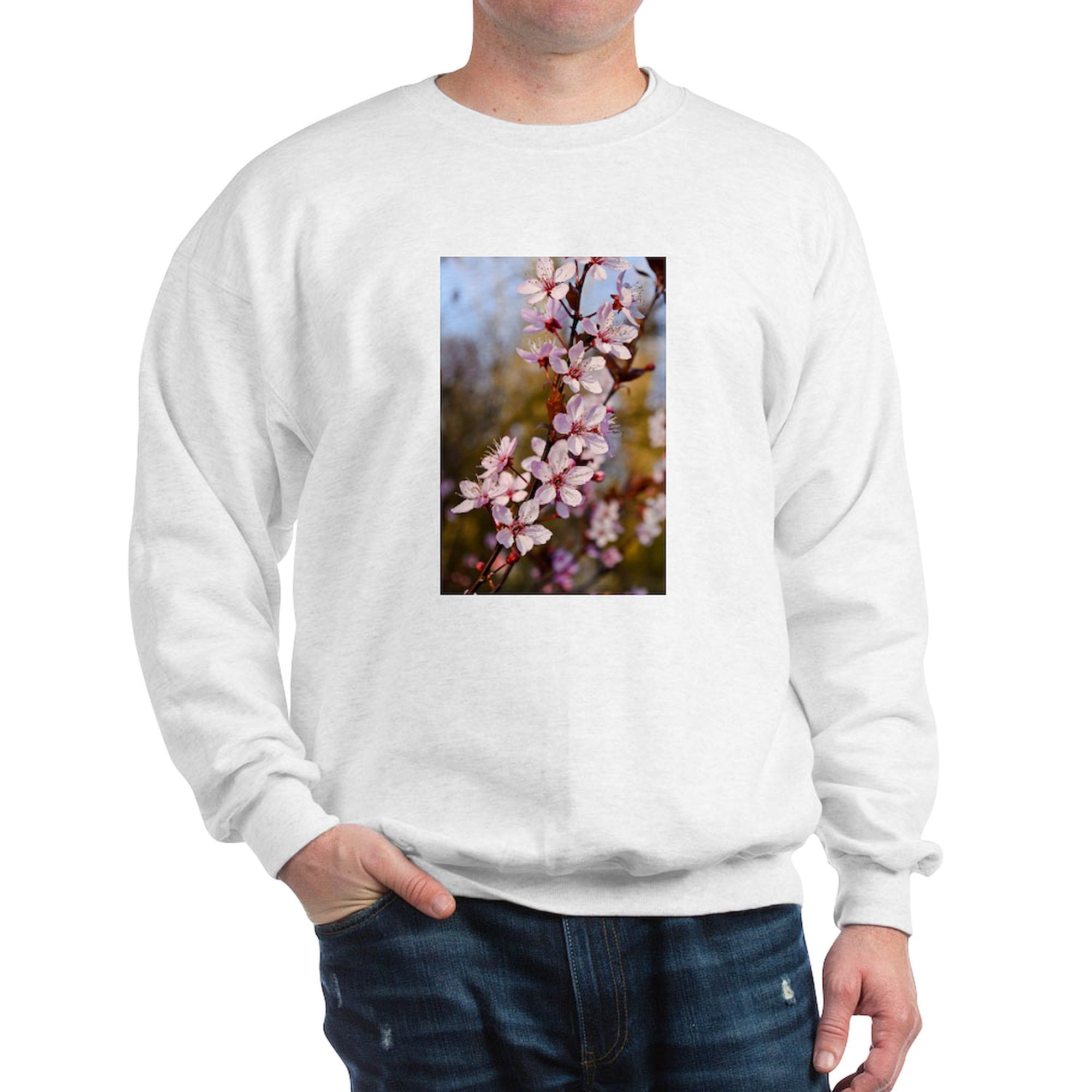 CafePress - Almond Blossoms In Spring Sweatshirt - Crew Neck Sweatshirt ...