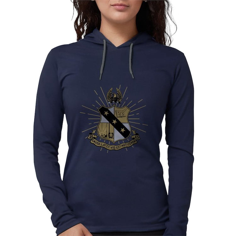CafePress - Alpha Sigma Phi Coat Of Arms Long Sleeve T Shirt - Womens ...