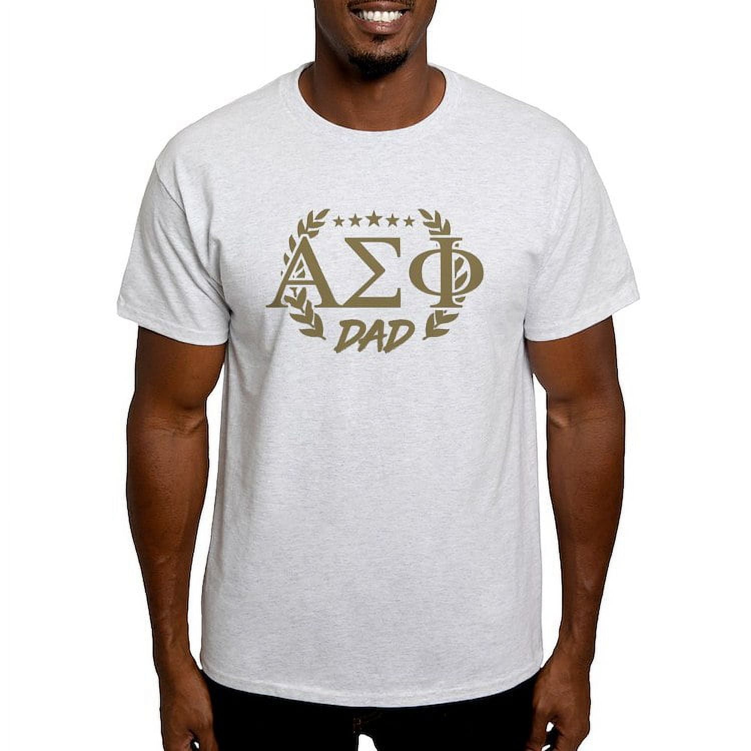 CafePress - Alpha Sigma Phi Greek Dad Gold T Shirt - Men's Classic ...