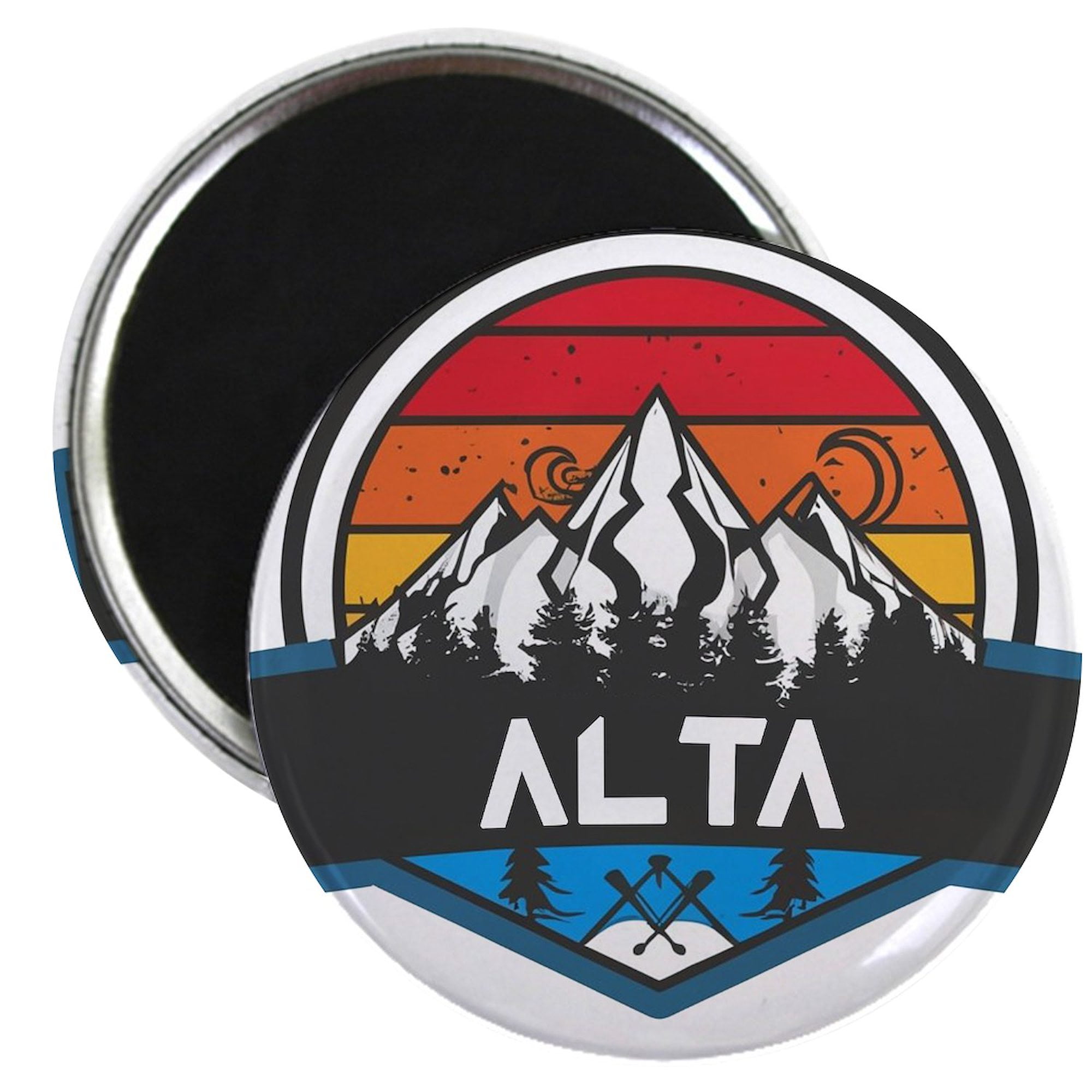 CafePress - Alta Alta Utah Magnets - 2.25" Round Magnet, Refrigerator ...