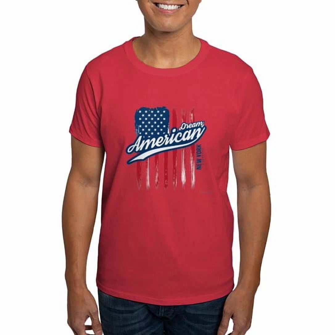 CafePress - American Dream – Vintage USA Flag Typography T Shi Men's ...