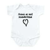 CafePress - Amo A Mi Madrina Body Suit - Baby Light Bodysuit, Size ...