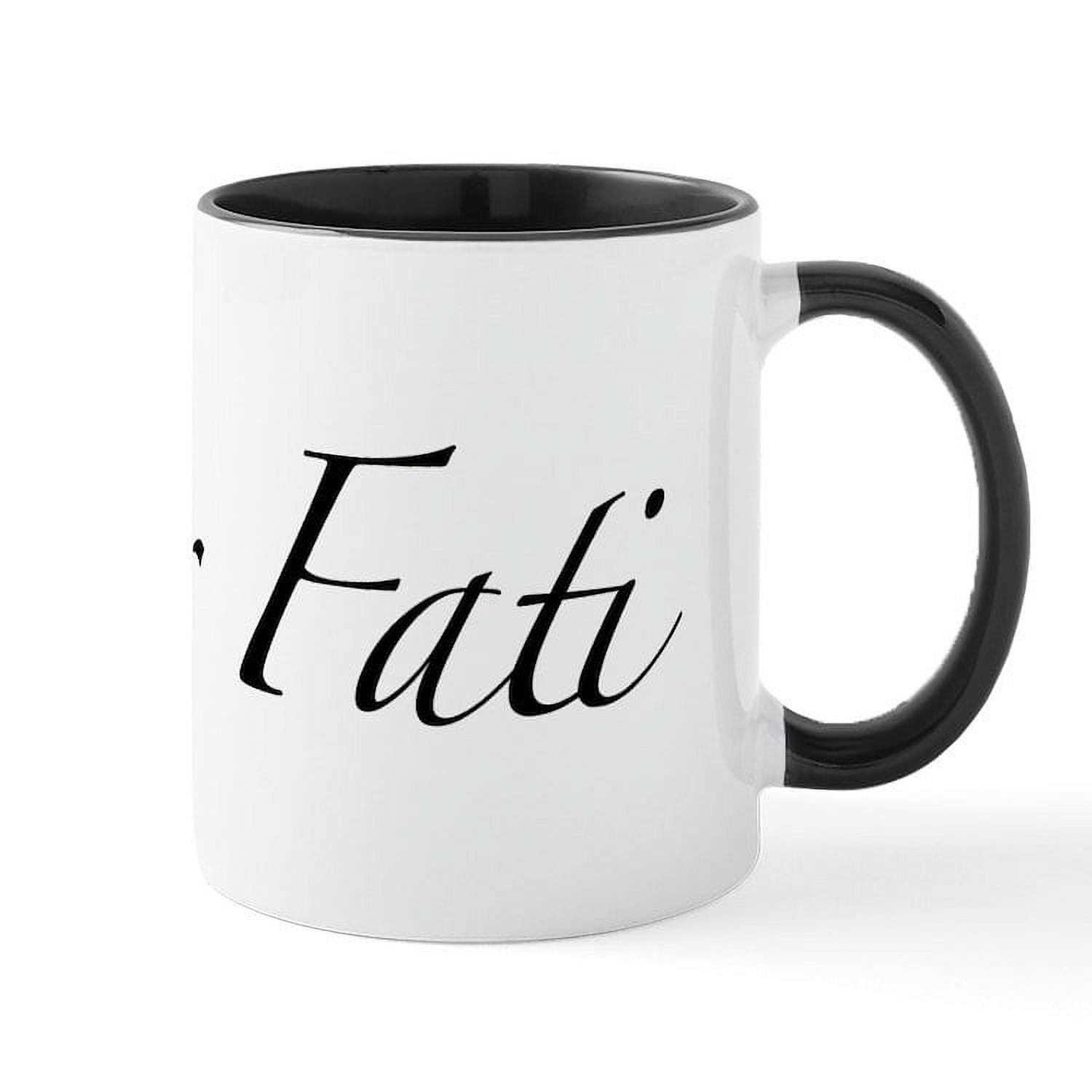 CafePress - Amor Fati Mug - 11 oz Ceramic Mug - Novelty Coffee Tea Cup ...