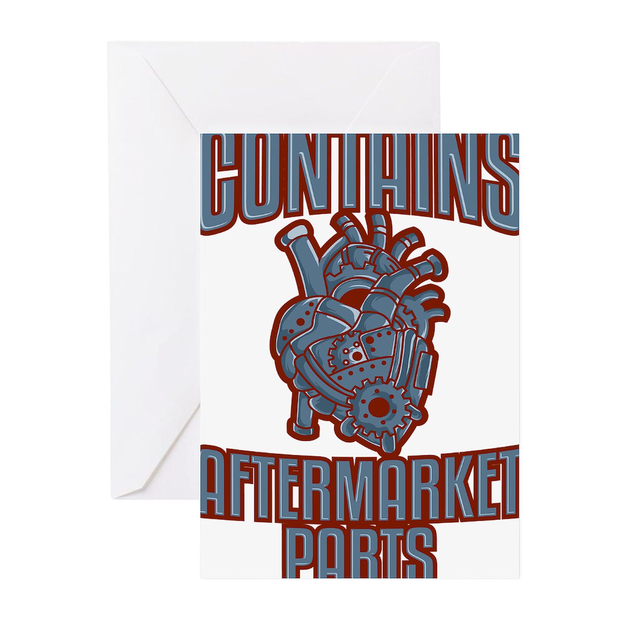 CafePress - Anatomical Pacemaker Heart Awarenes Greeting Cards ...