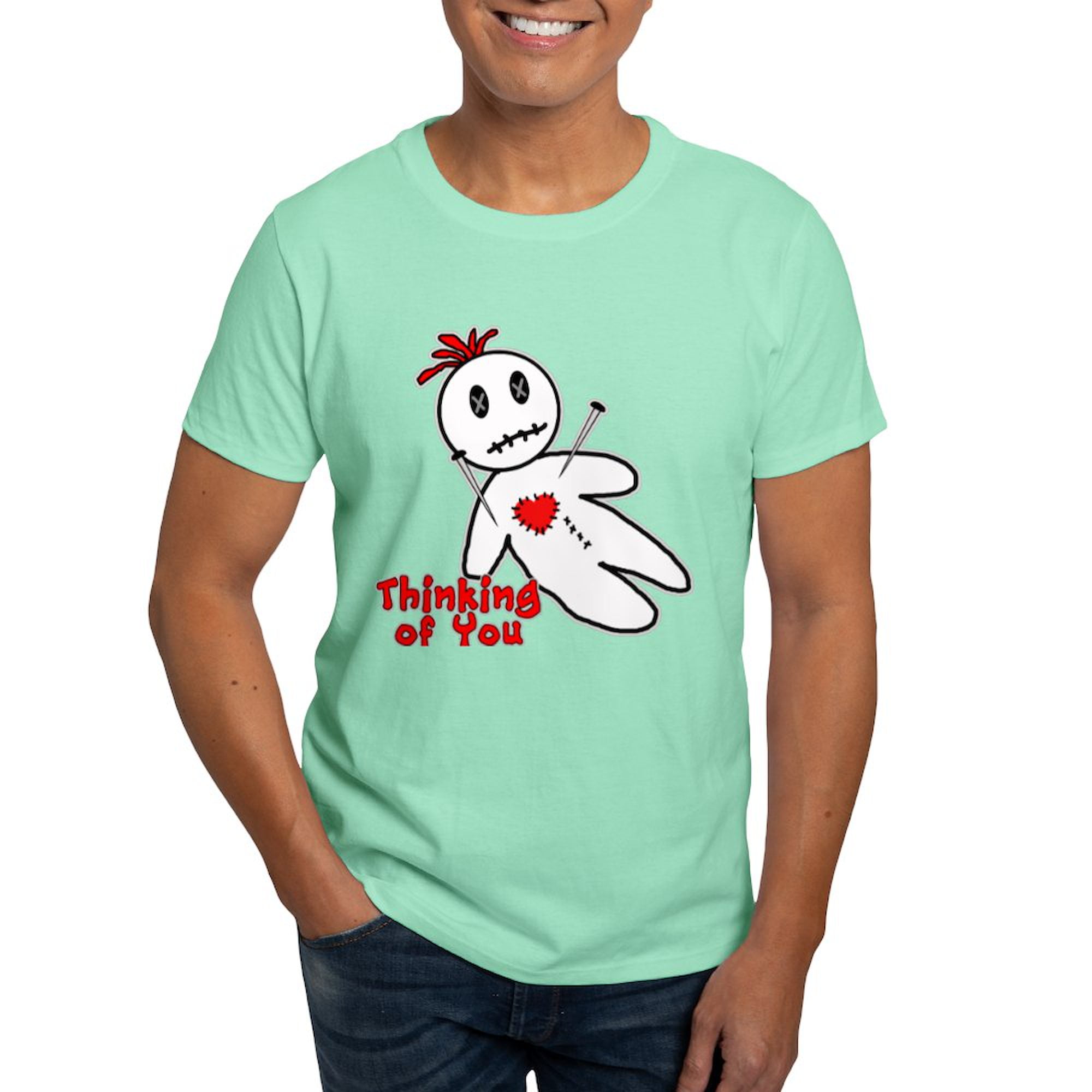 CafePress - Anti Valentine Voodoo Doll Dark T Shirt - Men's Classic ...
