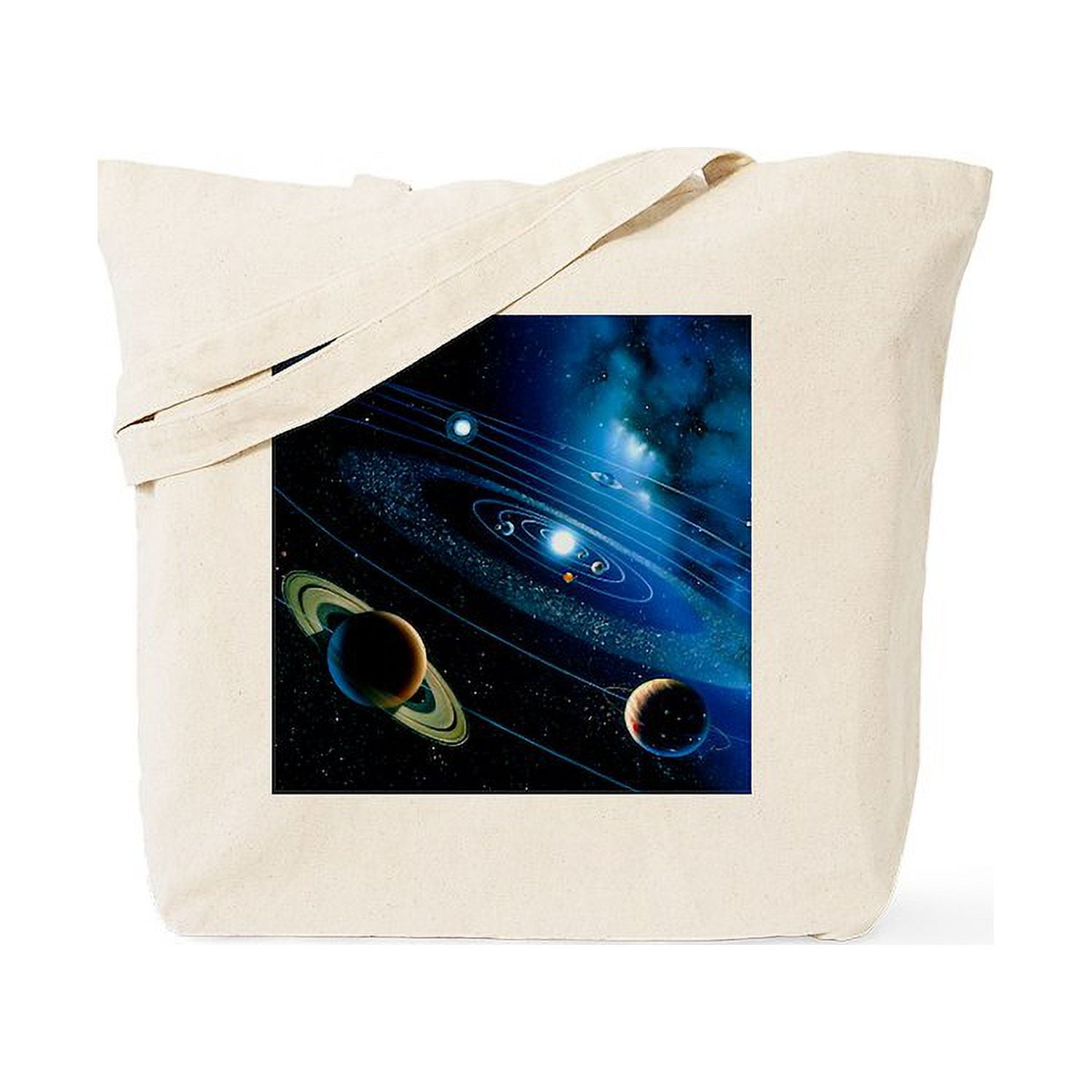 CafePress - Artwork Of The Solar System Tote Bag - Natural Canvas Tote ...