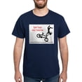 CafePress - Ash Grey T Shirt With Mountain Bike Logo - Men's Classic ...
