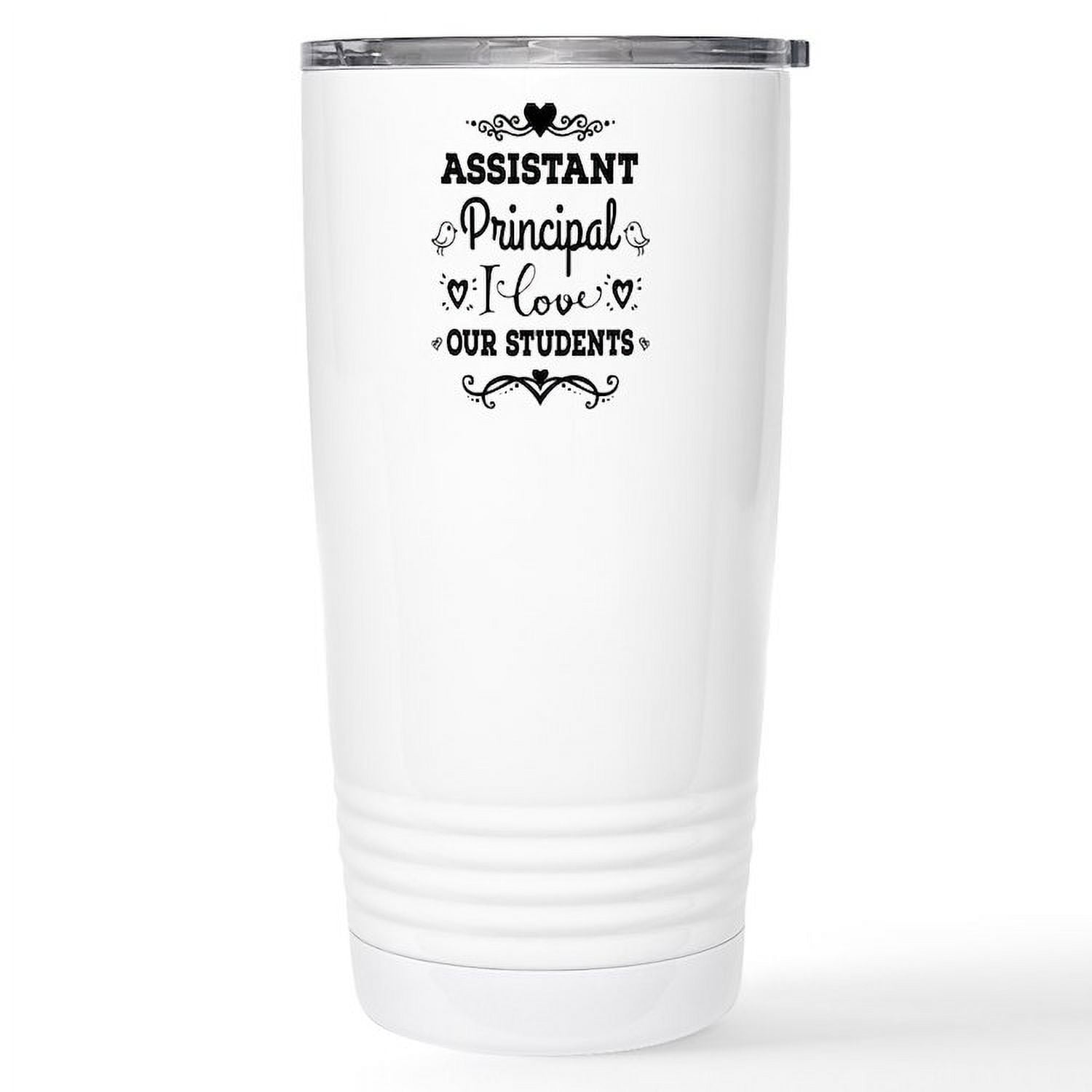 CafePress - Assistant Principal Mugs - Insulated Stainless Steel Travel ...