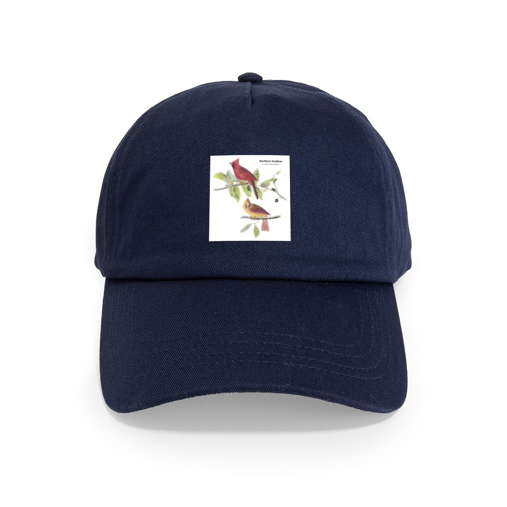 CafePress - Audubon Northern Cardinal Bird Cap - Adjustable 100% ...