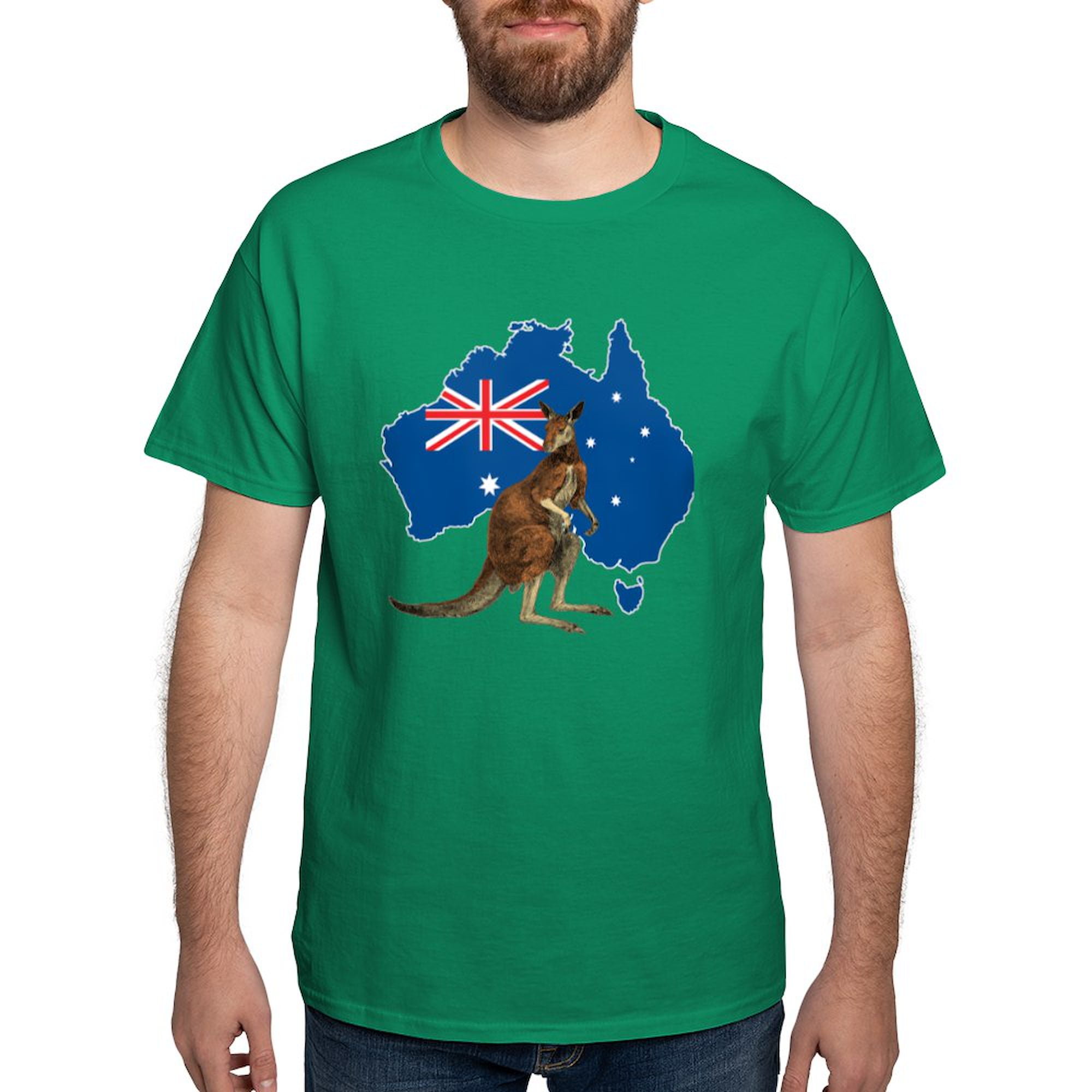 CafePress - Australia T Shirt - Men's Classic Graphic Cotton T-Shirt ...