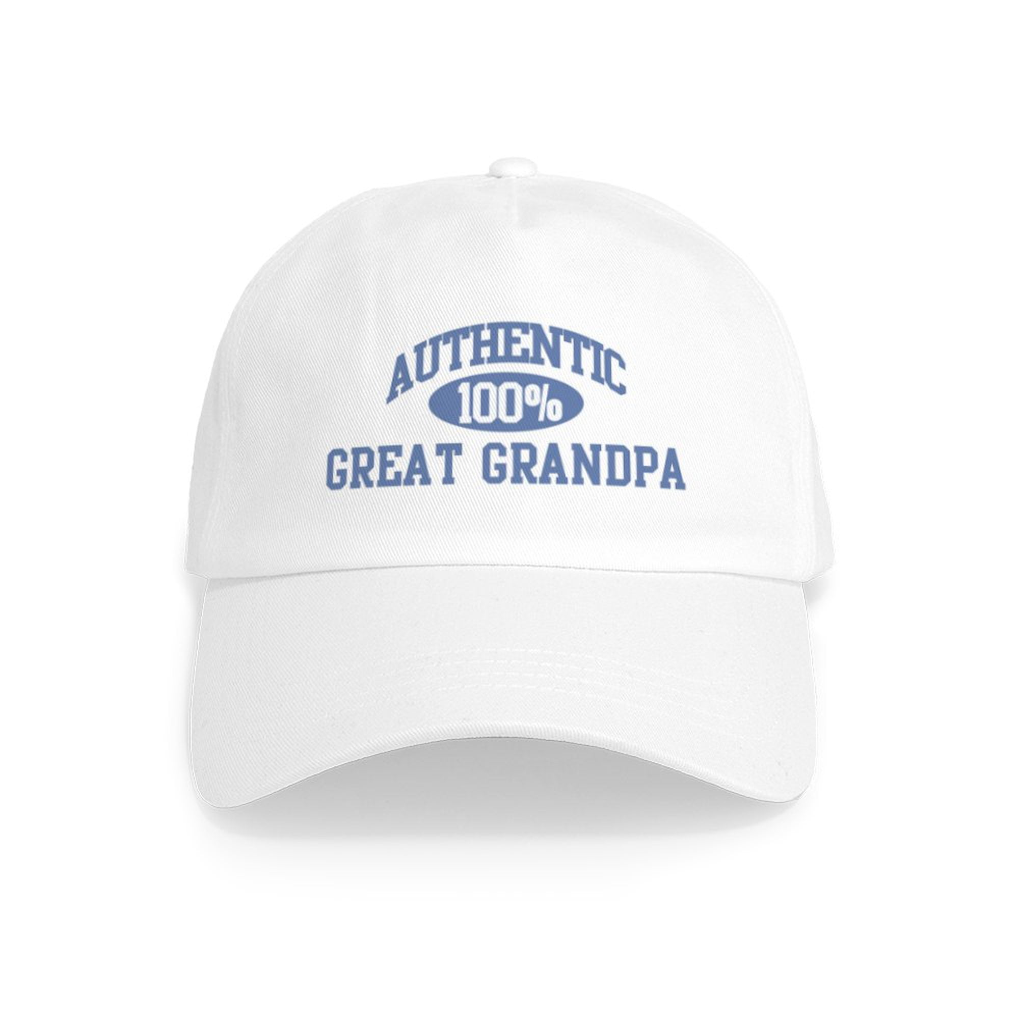 CafePress - Authentic Great Grandpa Cap - Adjustable 100% Brushed ...