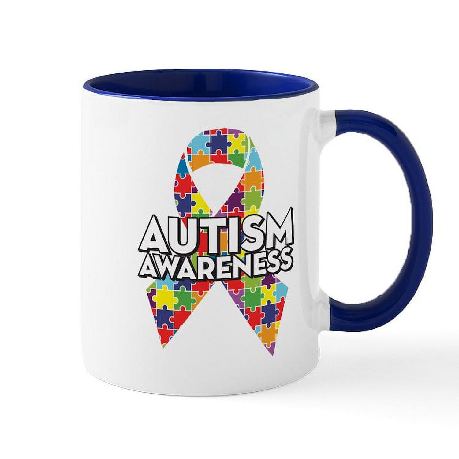 CafePress - Autism Awareness Mugs - 11 oz Ceramic Mug - Novelty Coffee ...