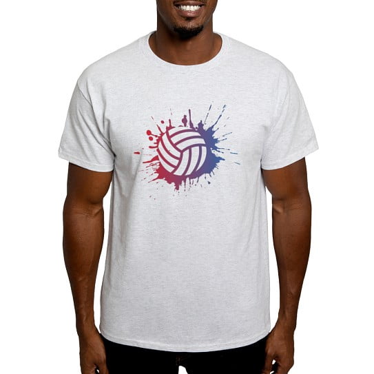 CafePress - Awesome Volleyball Design With A SPLASH Men's Value T Shirt ...