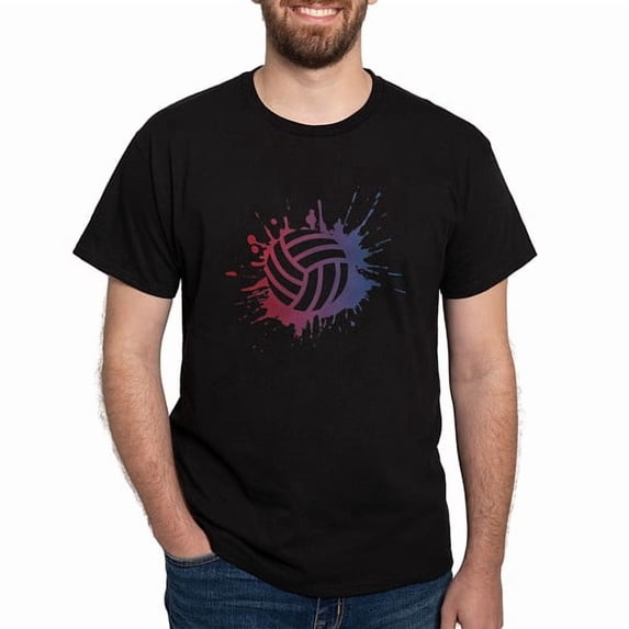 CafePress - Awesome Volleyball Design With A SPLASH Men's Value T Shirt ...