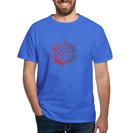 CafePress - Awesome Volleyball Design With A SPLASH Men's Value T Shirt ...
