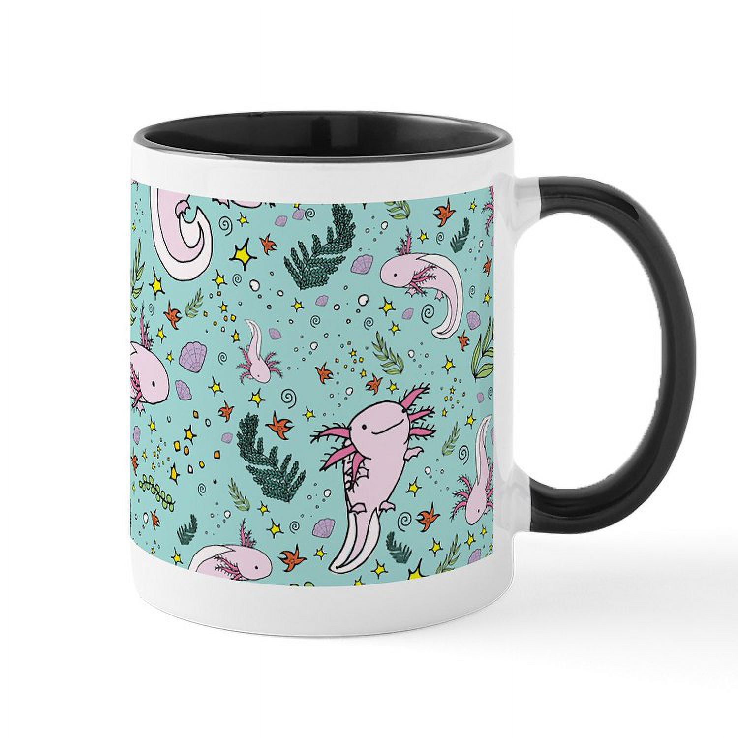 CafePress - Axolotls Mugs - 11 oz Ceramic Mug - Novelty Coffee Tea Cup ...