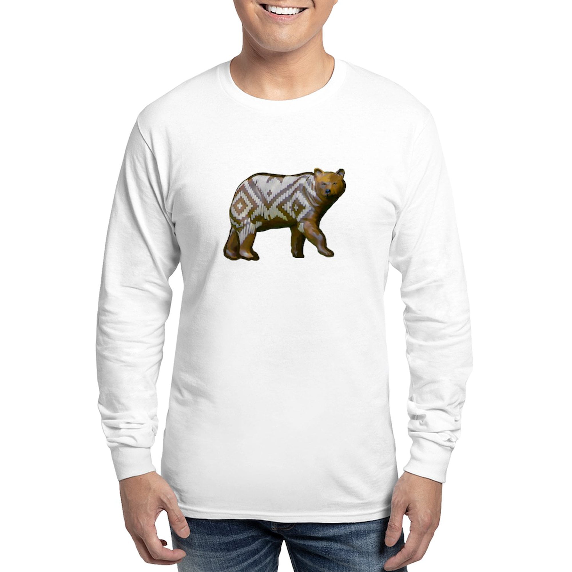 CafePress - BEAR Long Sleeve T Shirt - Unisex Cotton Long Sleeve T ...