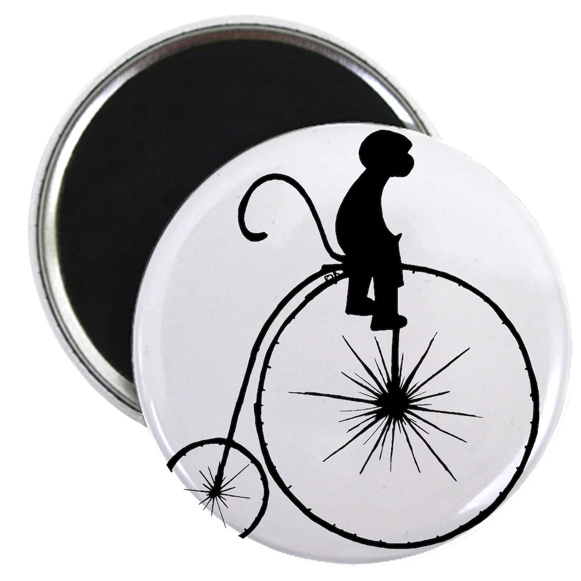 CafePress - BW Monkeytm Magnet - 2.25" Round Magnet, Refrigerator Magnet, Button Magnet Style ...
