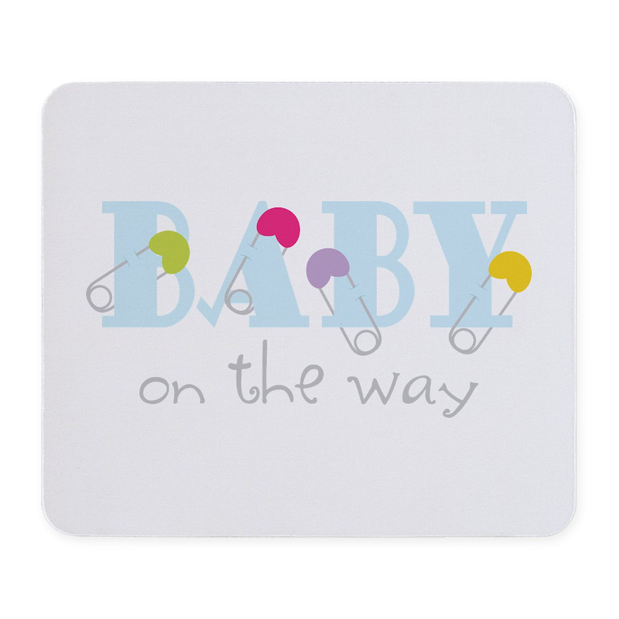 CafePress - Baby On The Way Mousepad - Non-slip Rubber Mousepad, Gaming ...