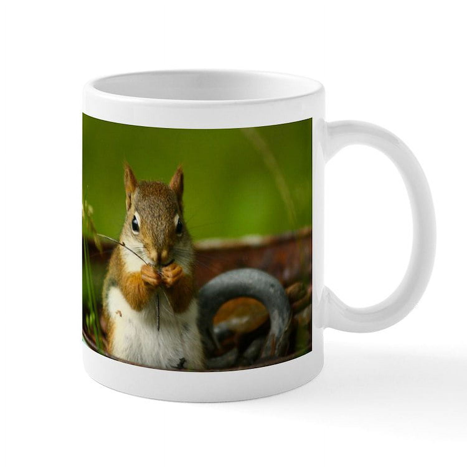 CafePress - Baby Squirrel Mug - 11 oz Ceramic Mug - Novelty Coffee Tea ...