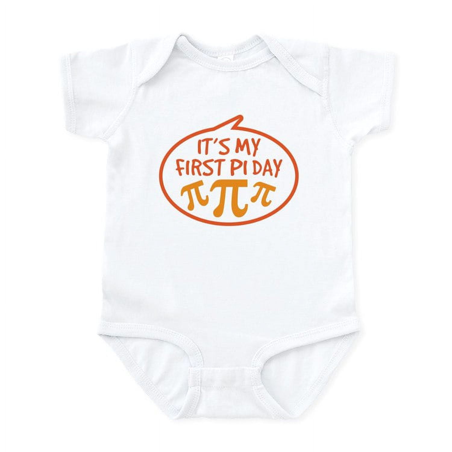 CafePress - Baby's First Pi Day Infant Bodysuit - Baby Light Bodysuit ...