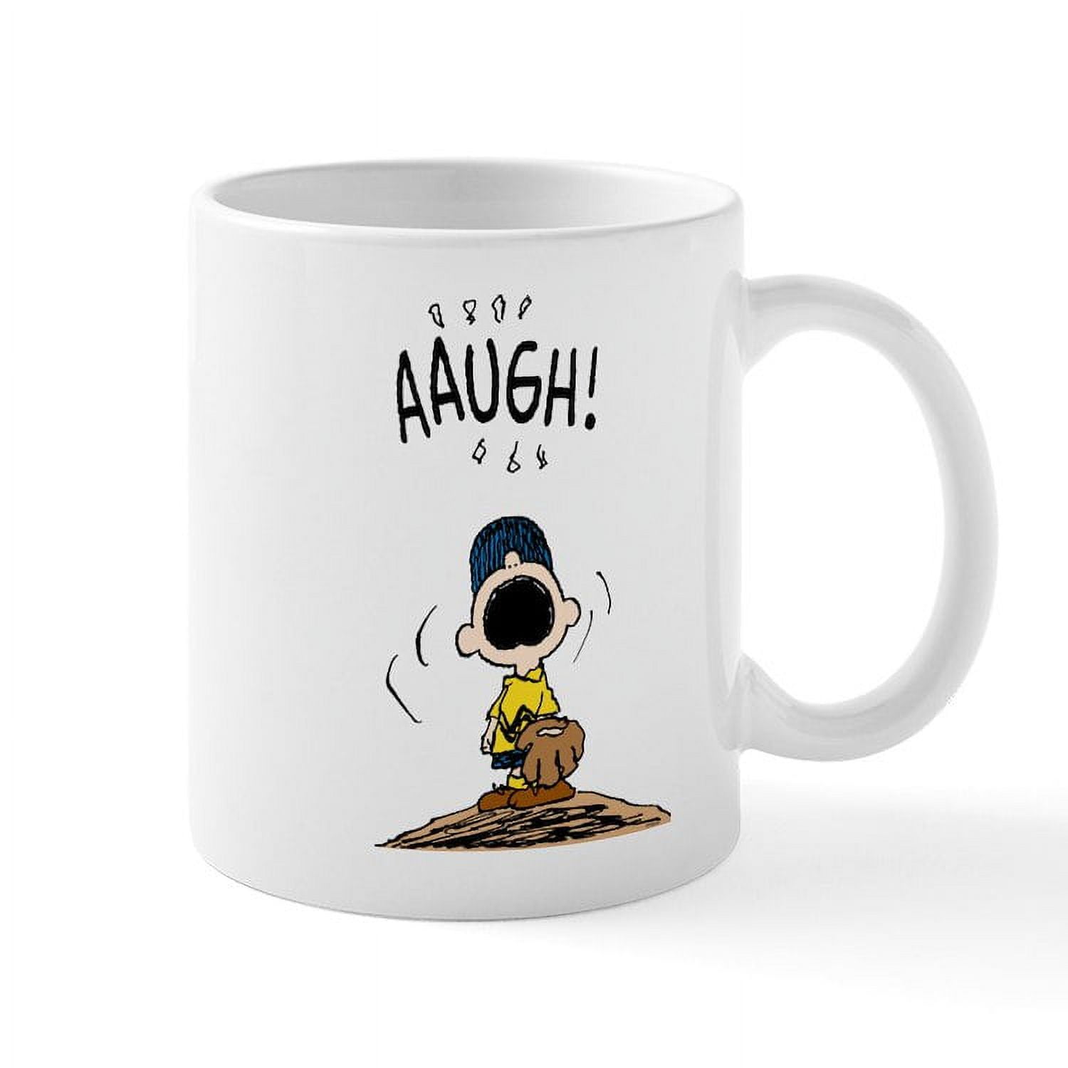 CafePress - Baseball Aaugh! Mug - 11 oz Ceramic Mug - Novelty Coffee ...